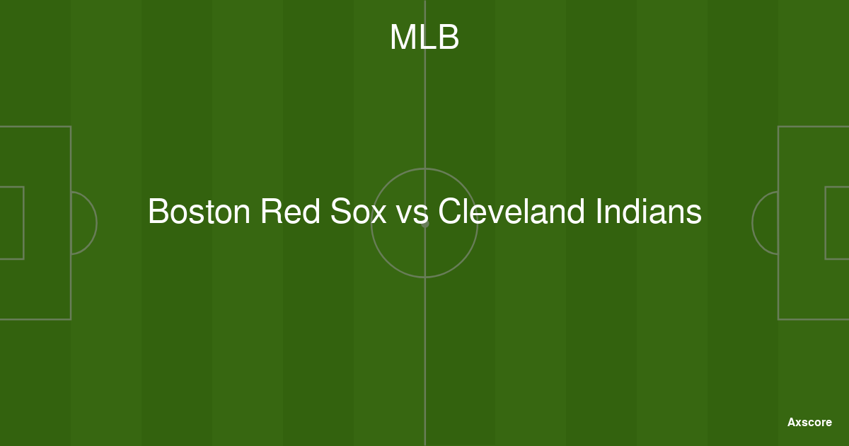 Axscore | Boston Red Sox vs Cleveland Indians livestream, H2H and ...