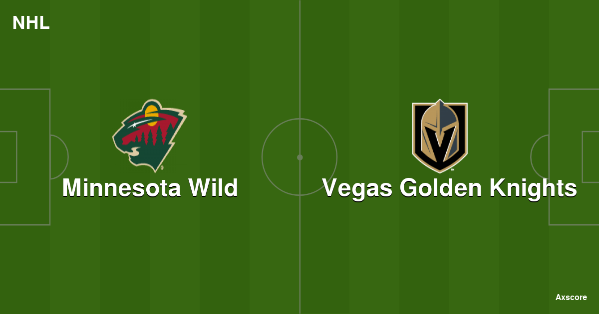 Axscore | Minnesota Wild vs Vegas Golden Knights livestream, H2H and lineups 30-04-2025
