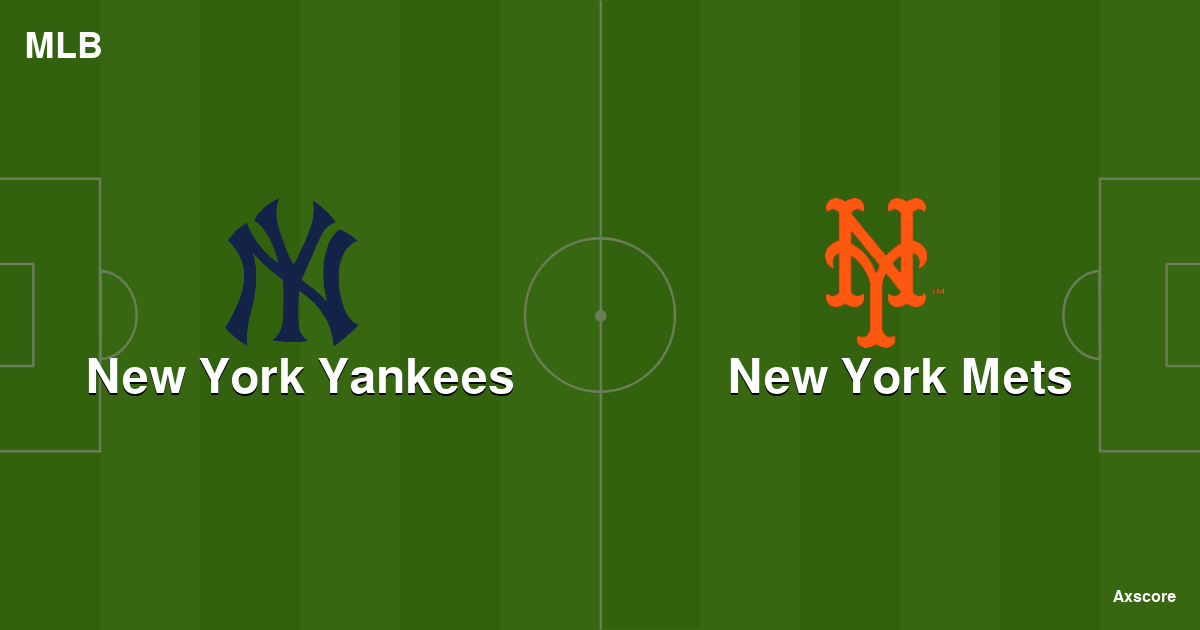 Axscore | New York Yankees vs New York Mets livestream, H2H and lineups 04-07-2025